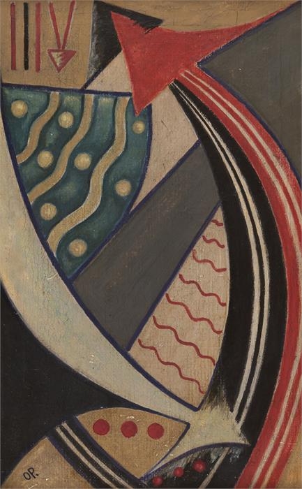 Olga Vladimirovna Rozanova | KOMPOSITION MIT SPIELKARTEN | MutualArt