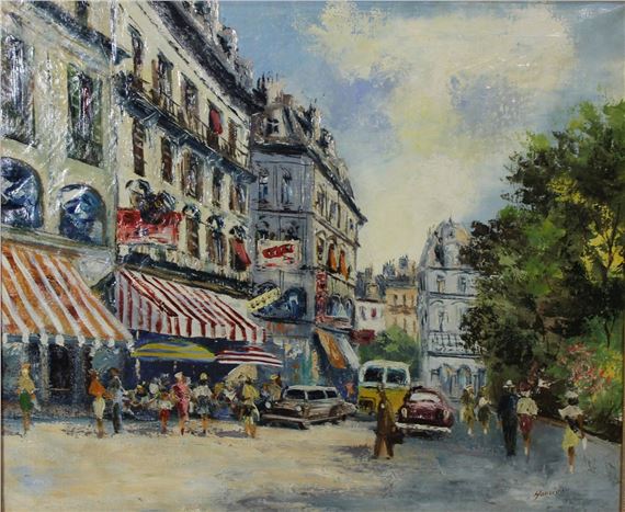 John Hansen | French Cafe | MutualArt