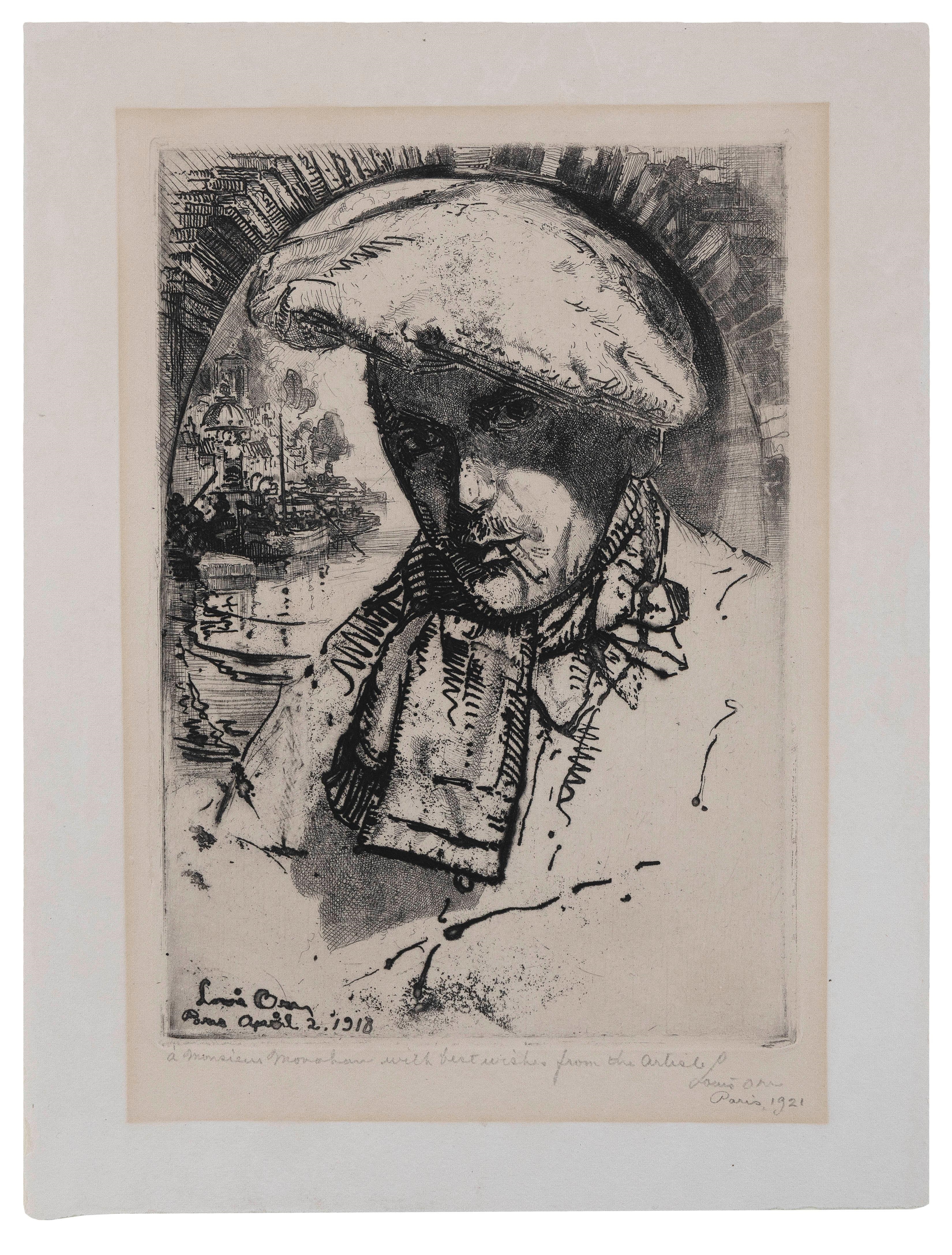 Louis Orr | Self portrait, . (1918) | MutualArt