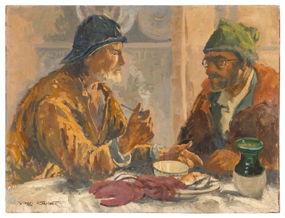 George Carpenter | Conversation amongst Old Salts. | MutualArt