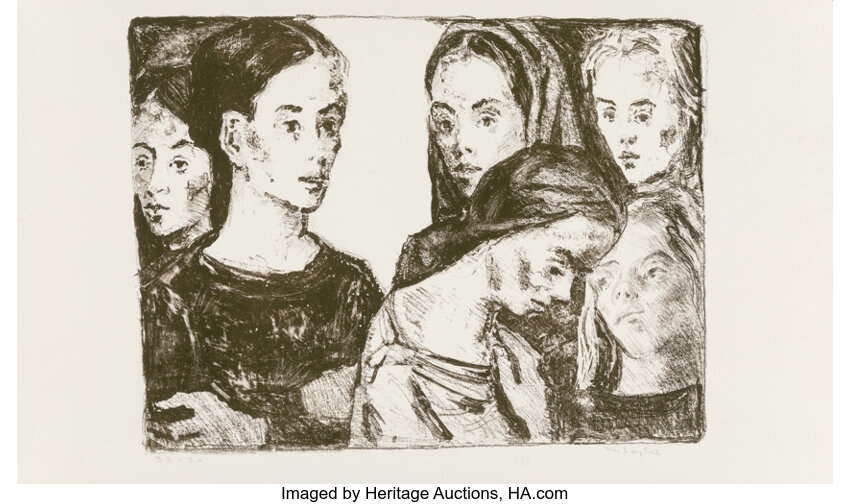 Moses Soyer | Untitled, | MutualArt
