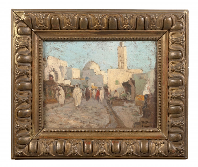 Charles Hoffbauer | La mosquée de Kairouan | MutualArt