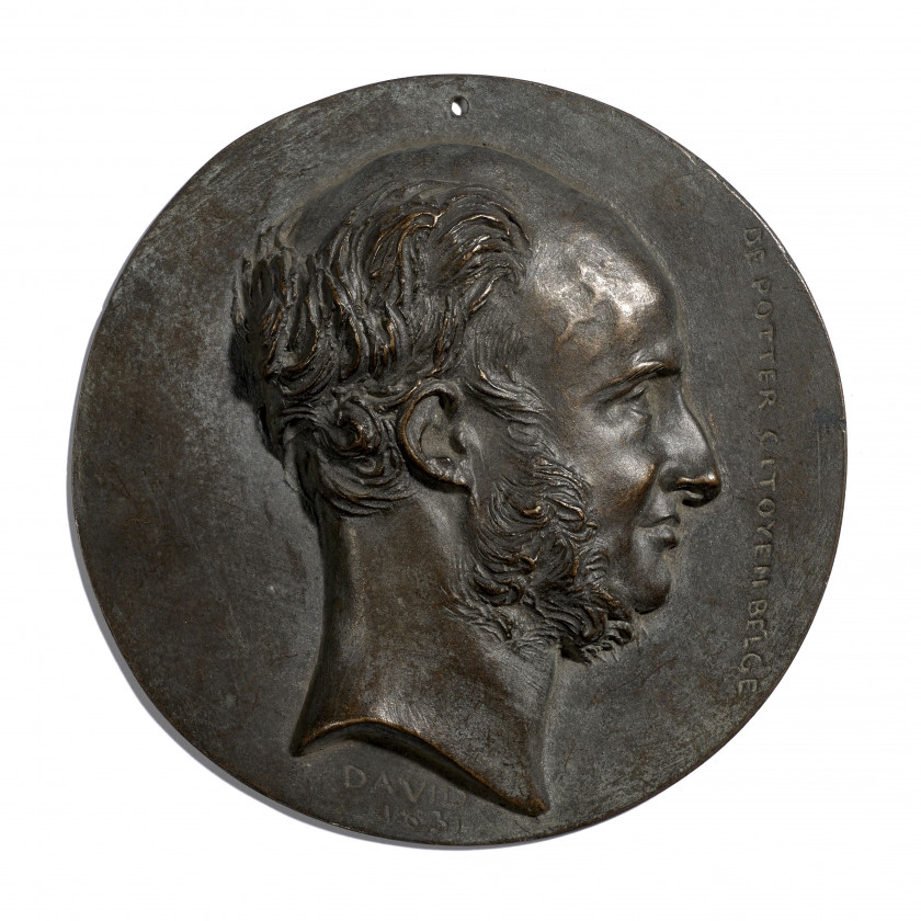 Pierre Jean David d'Angers | Portrait de Louis Joseph Antoine De Potter ...