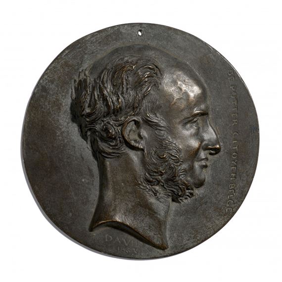 Pierre Jean David d'Angers | Portrait de Louis Joseph Antoine De Potter ...