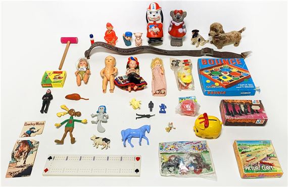 John Sands | Collection of vintage toys including John Sands Chessmen ...