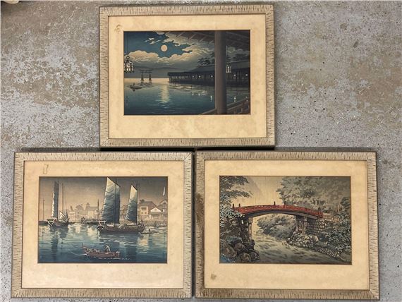 Tsuchiya Koitsu | Three Tsuchiya Koitsu Woodblocks | MutualArt