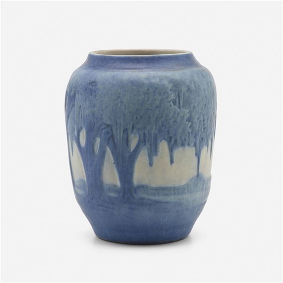 Anna Frances Simpson | Scenic vase with live oaks and Spanish moss ...