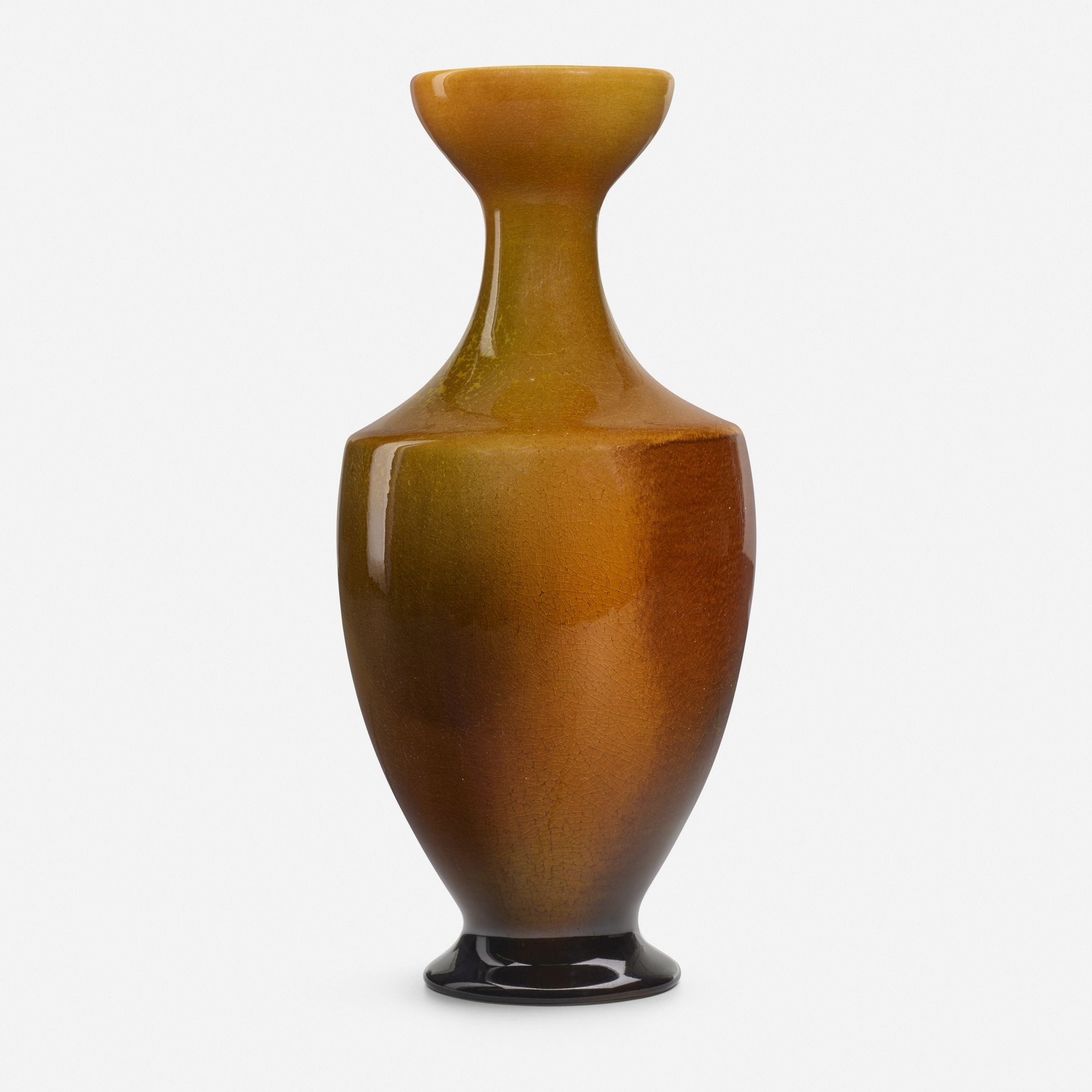 Robert Bruce Horsfall | Standard Glaze vase with growling leopard (1893 ...