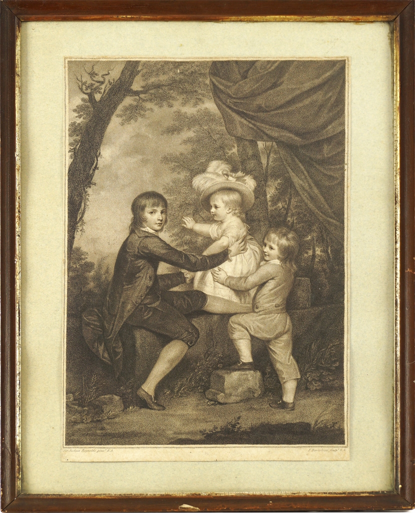 Francesco Bartolozzi | Vornehme Kinder in Parklandschaft. | MutualArt