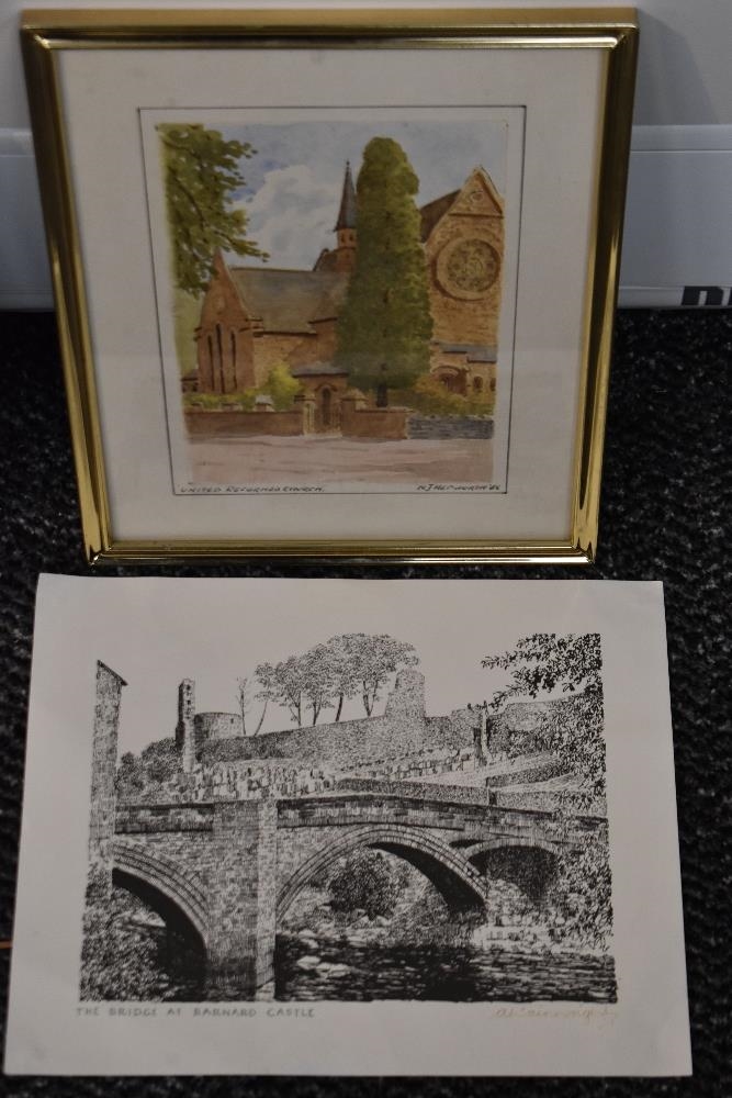 Alfred Wainwright | The Bridge at Barnard Castle | MutualArt