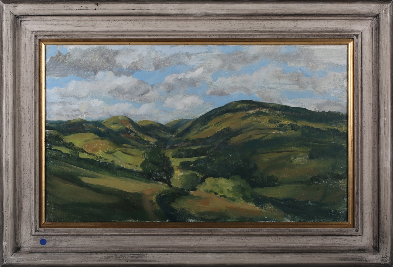 Toby Jennings | Extensive Landscape with Valley and Trees; Landscape ...