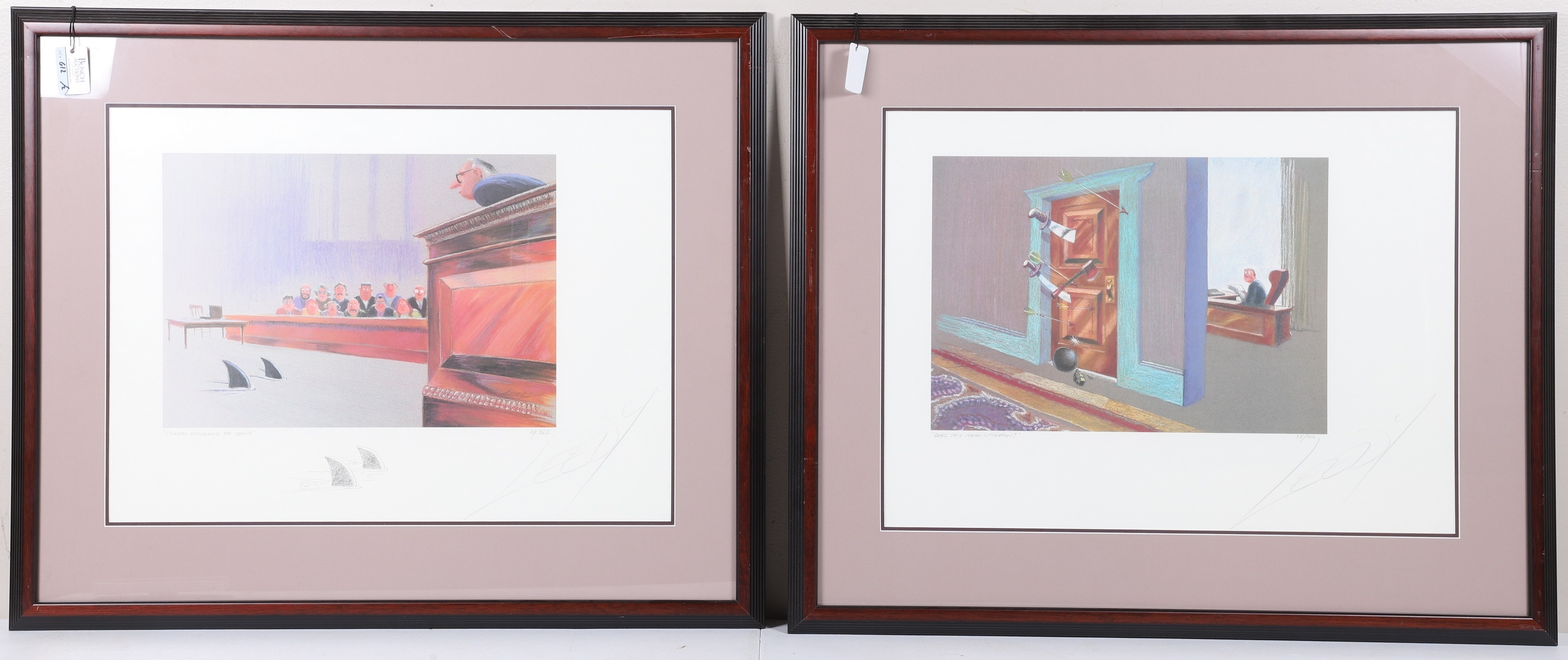 Jeff Leedy | Counsel Approaching the Bench | MutualArt