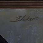 Michael Blaker | Half Length Profile Portrait of a Lady wearing a Black ...