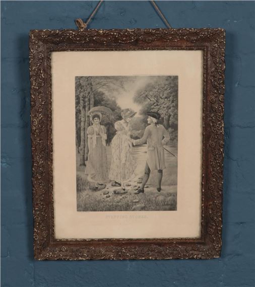 Oliver Stockman | A pair of Oliver Stockman greyscale framed prints ...