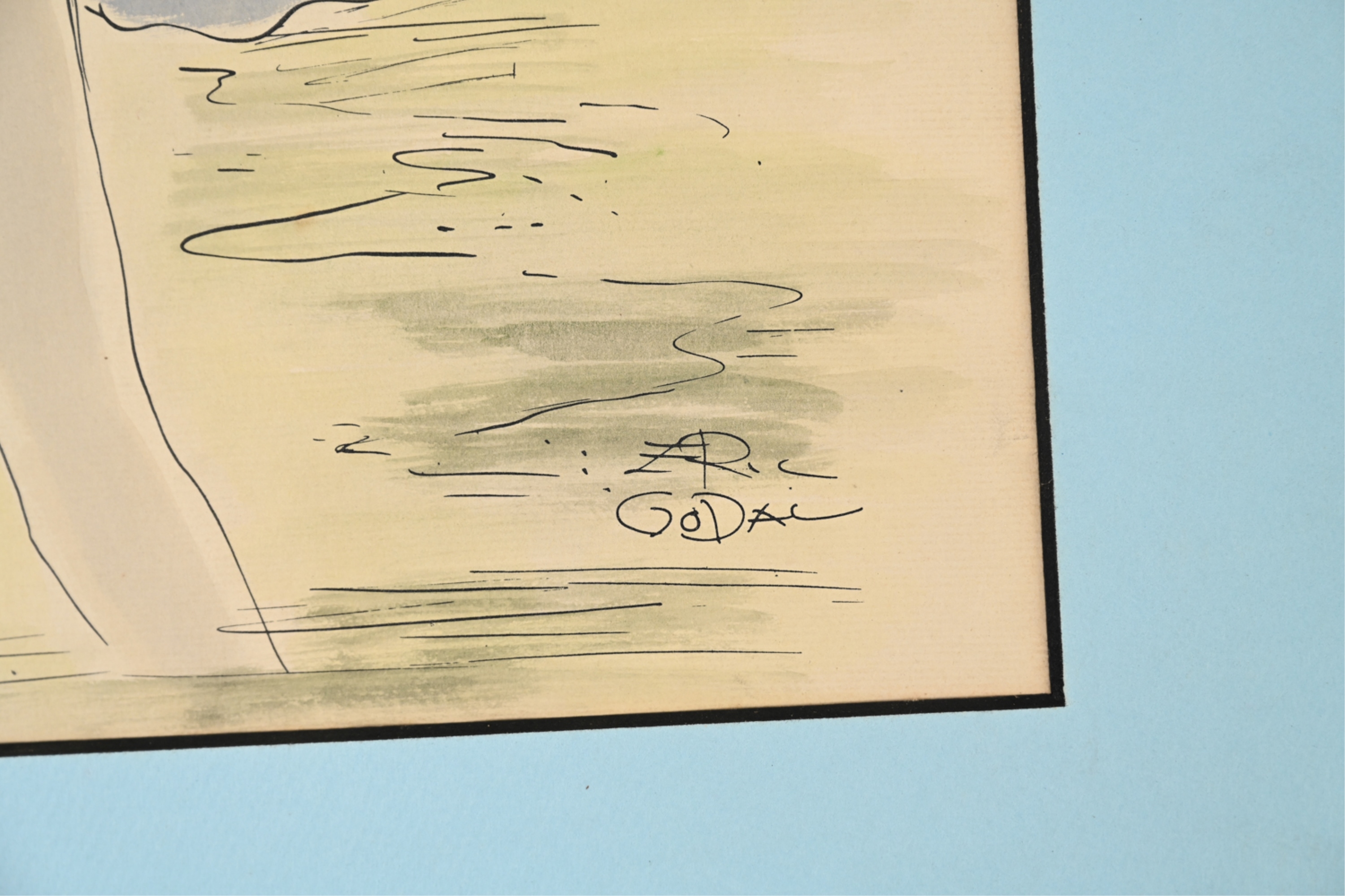 Eric Godal | ERIC GODAL (1899-1969) WATERCOLOR & INK | MutualArt