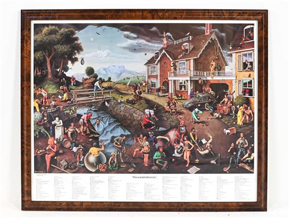 Thomas E. Breitenbach | T.E. BREITENBACH PROVERBIDIOMS POSTER (1980) | MutualArt