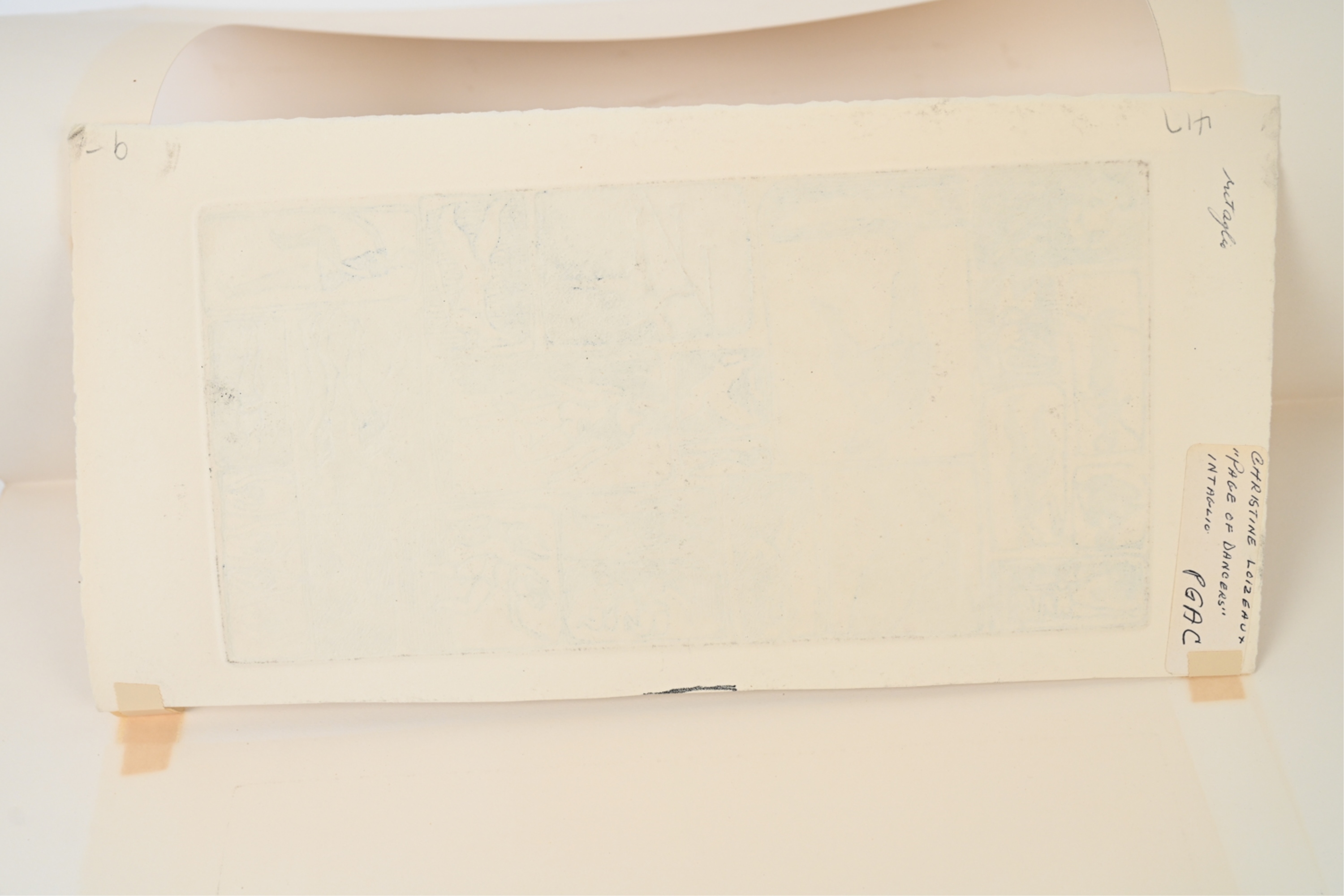 Christine Loizeaux | CHRISTINE LOIZEAUX (20TH C.) INTAGLIO ETCHING ...