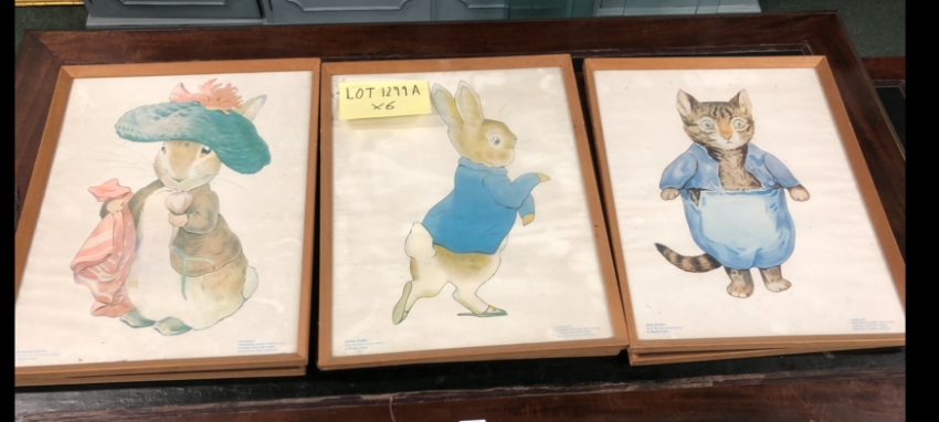 Beatrix Potter | SIX FRAMED BEATRIX POTTER PRINTS | MutualArt