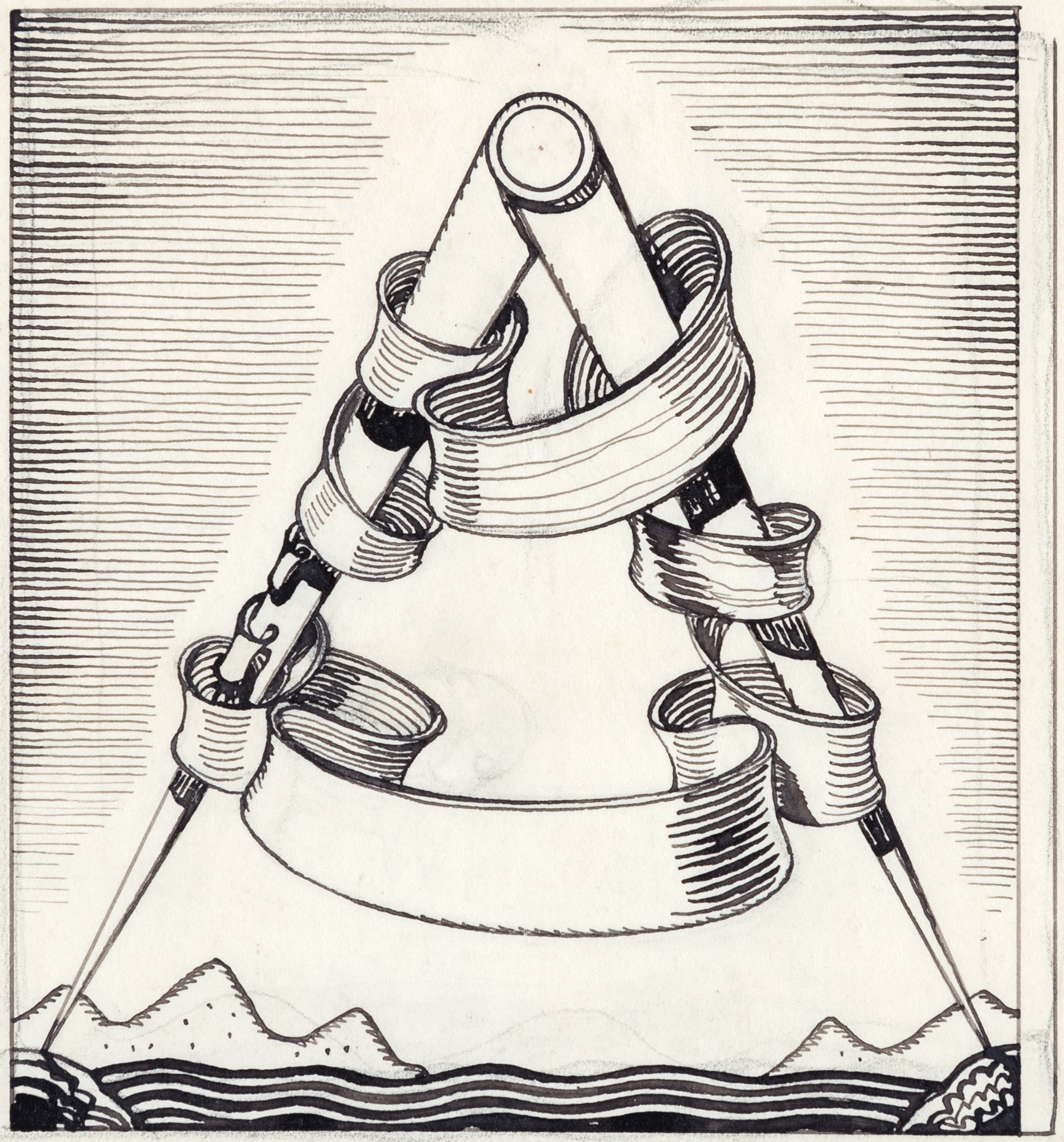 Simple Sextant Drawing