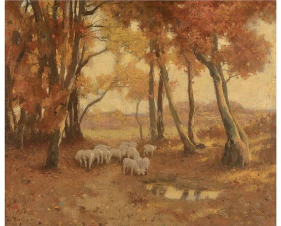 Eanger Irving Couse | Sheep's Meadow | MutualArt