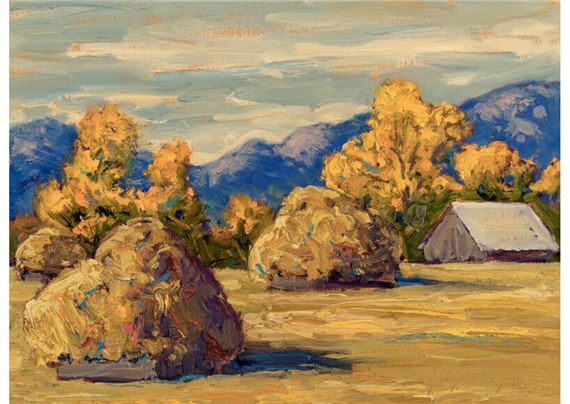 Graydon Foulger | Jackson Hole Haystack III (2003) | MutualArt
