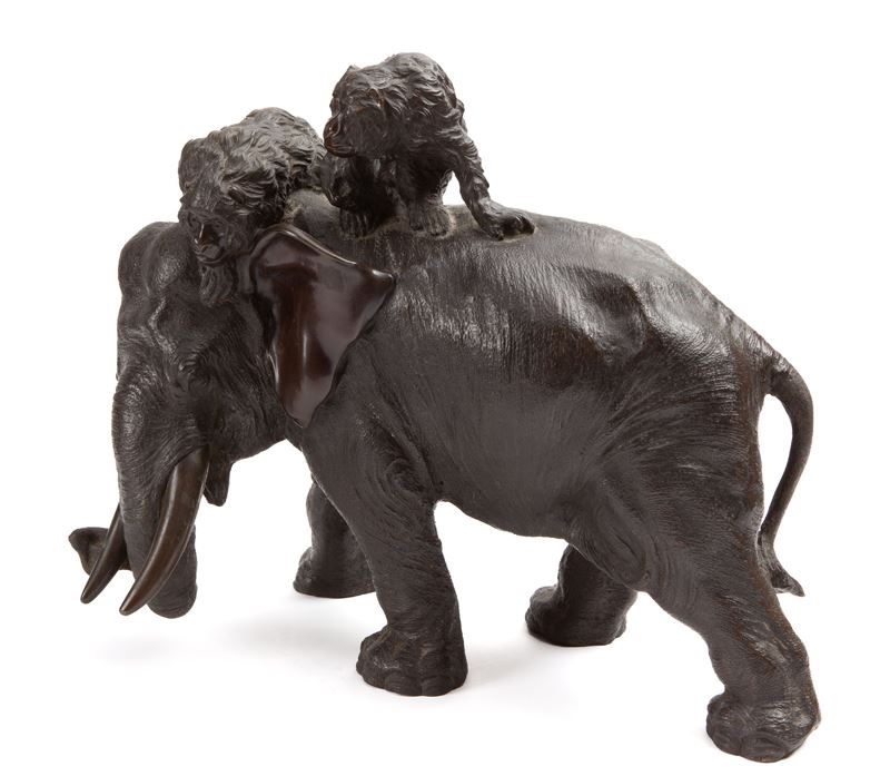 Japanese School | Japanese metal figural sculpture | MutualArt