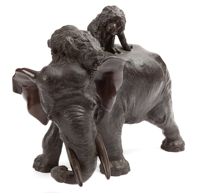 Japanese School | Japanese metal figural sculpture | MutualArt