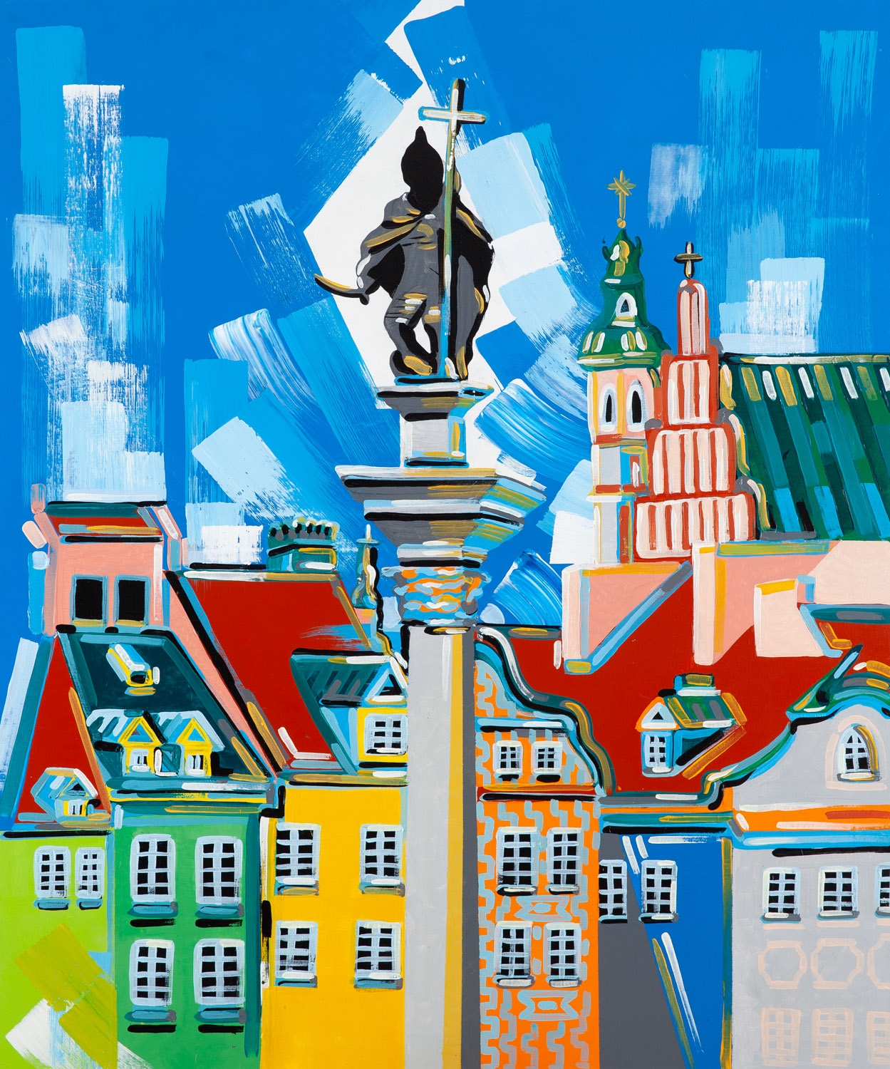 Damian Lisiewski | Castle Square (2022) | MutualArt