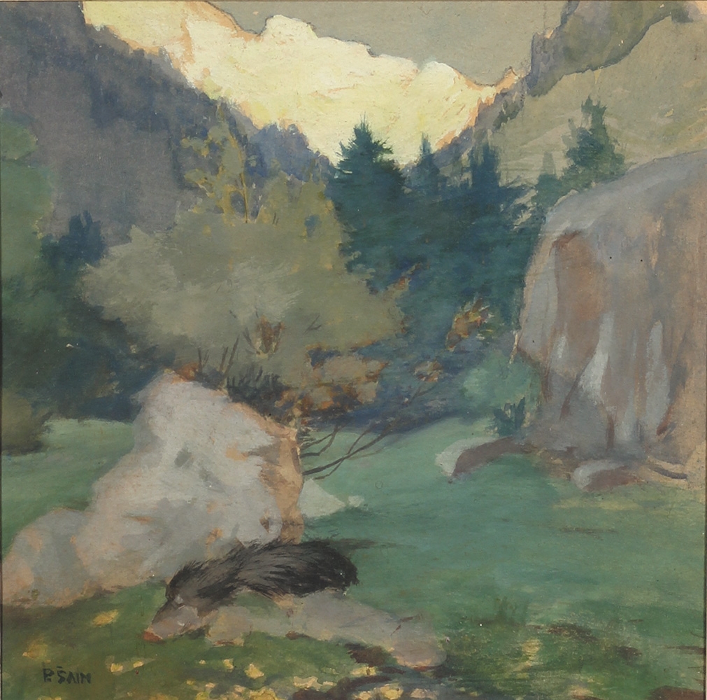 Petar Šain | PLANINSKI PEJZAŽ | MutualArt