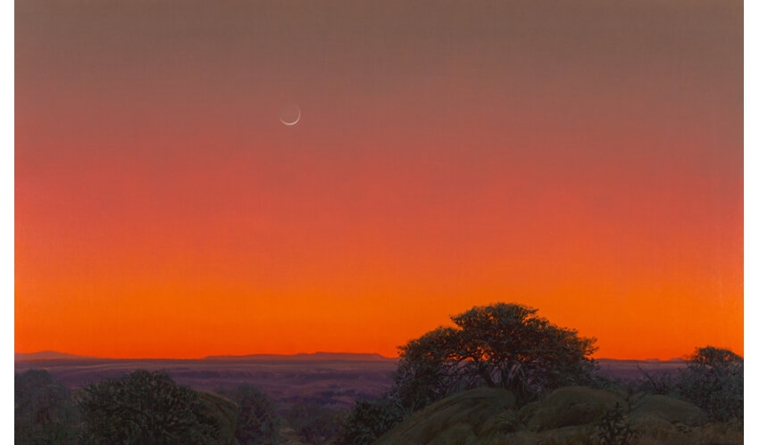 Wilson Hurley | New Moon and Red Twilight (1985) | MutualArt