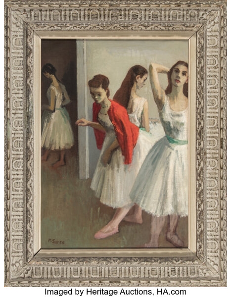 Moses Soyer | Four Dancers (1945) | MutualArt