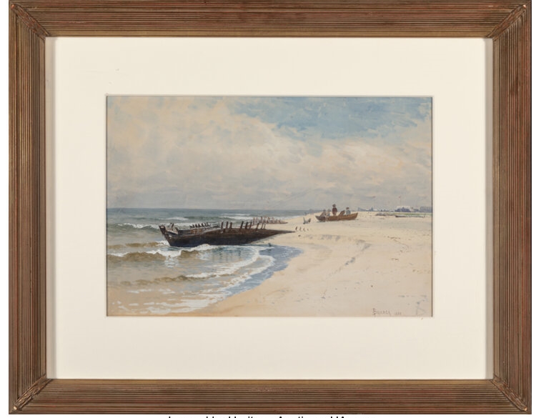 Alfred Thompson Bricher | Low Tide (1880) | MutualArt