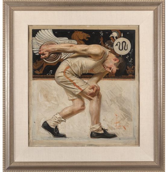 Joseph Christian Leyendecker | The Discus Thrower, The American Victory ...