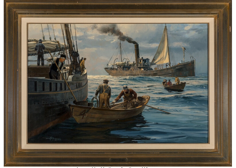 Thomas M. Hoyne | The Steam Trawler Spray (1984) | MutualArt