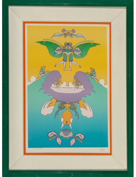 Peter Max | Facing Waves (1973) | MutualArt