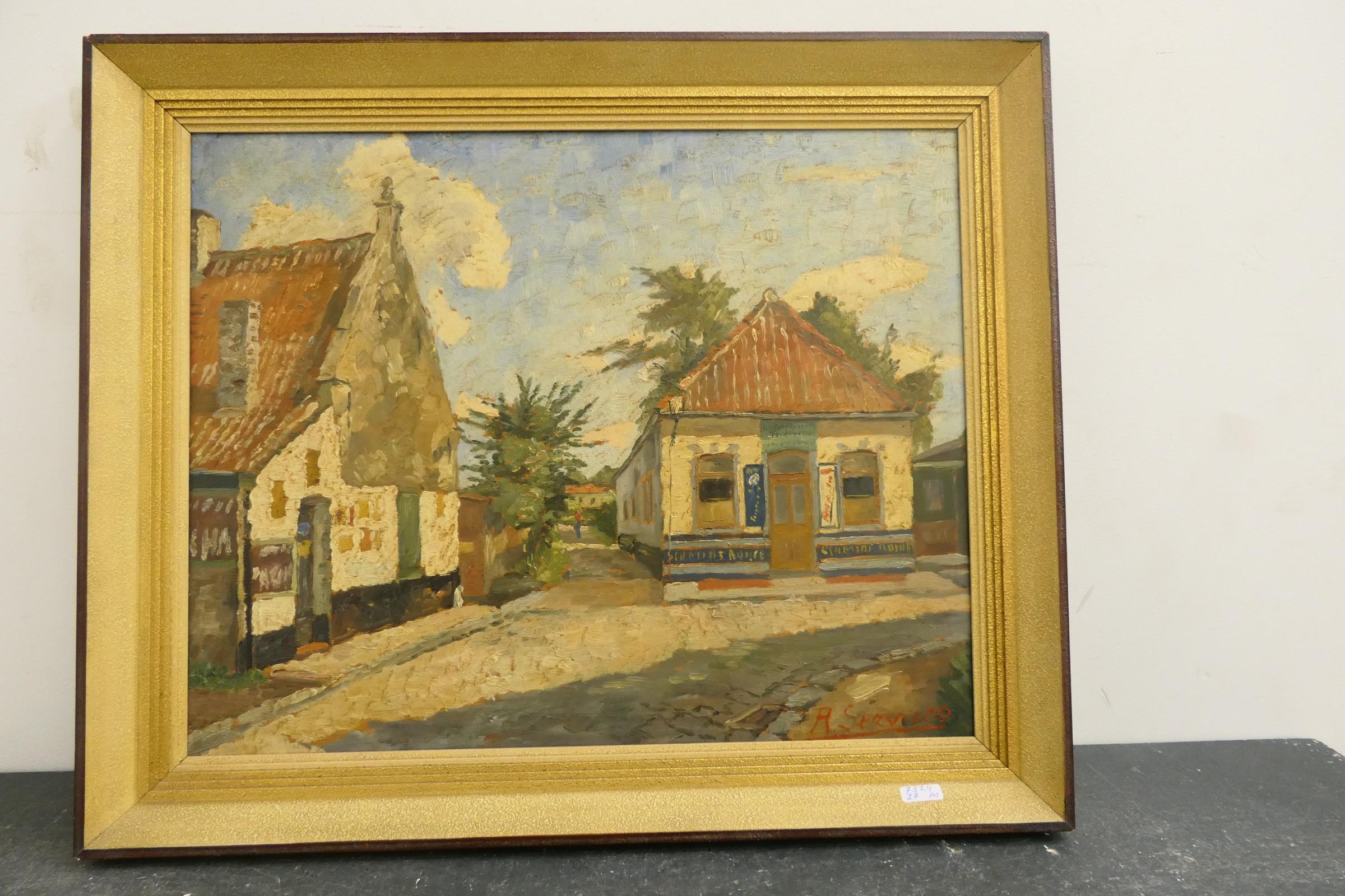 Albert Servaes | Vue de ruelle | MutualArt