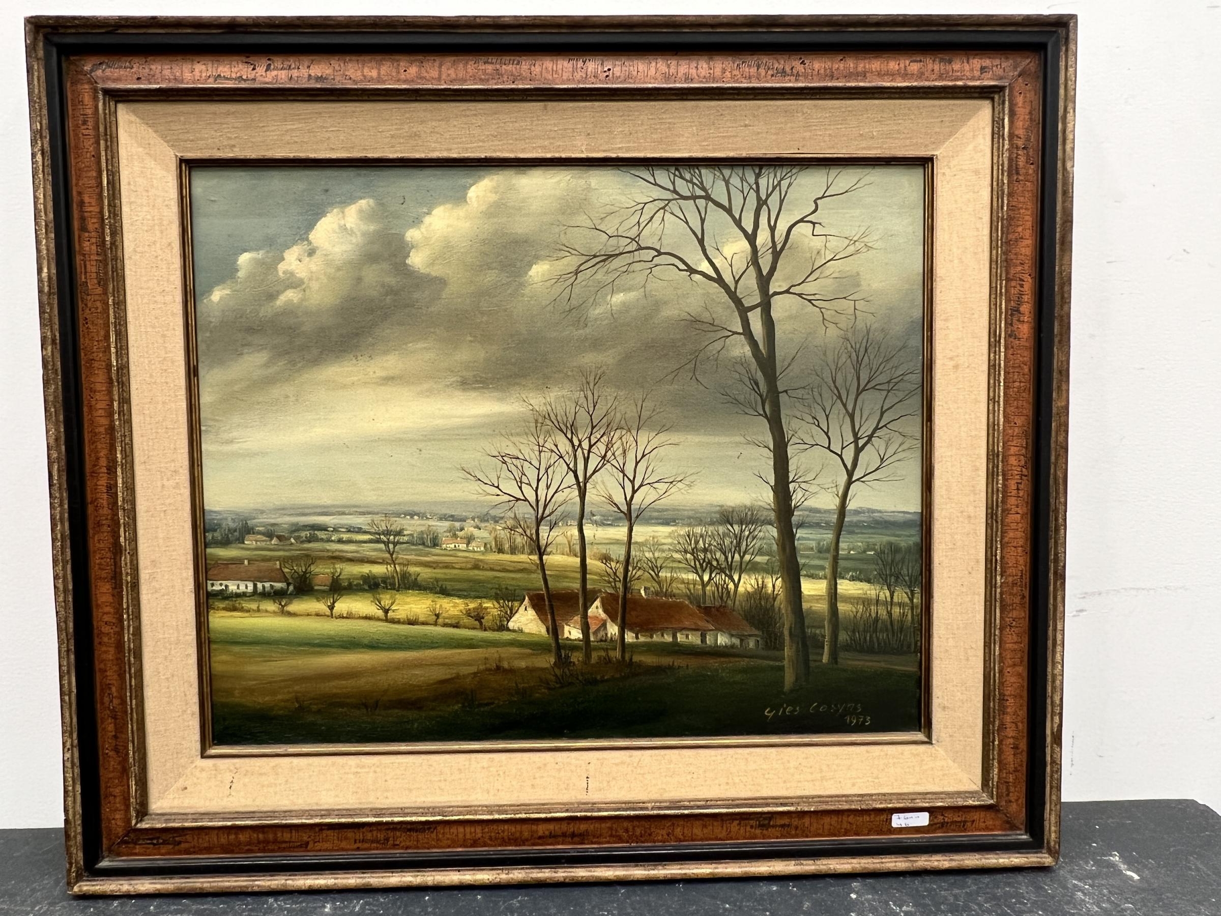 Gies Cosyns | Paysage de campagne (1973) | MutualArt
