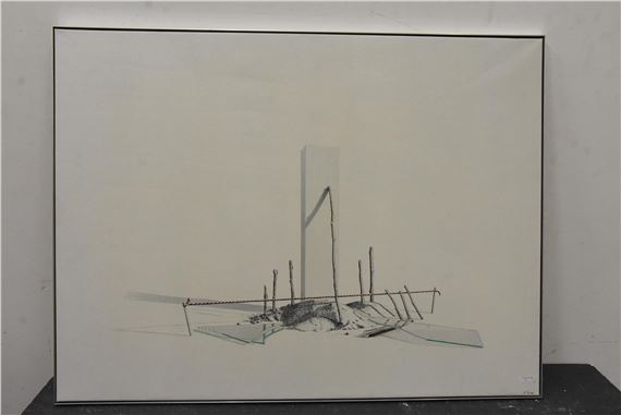 Roger Bulck | Composition au carreau cassé | MutualArt