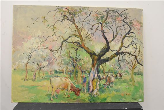 Henri Roidot | Vaches au pré | MutualArt