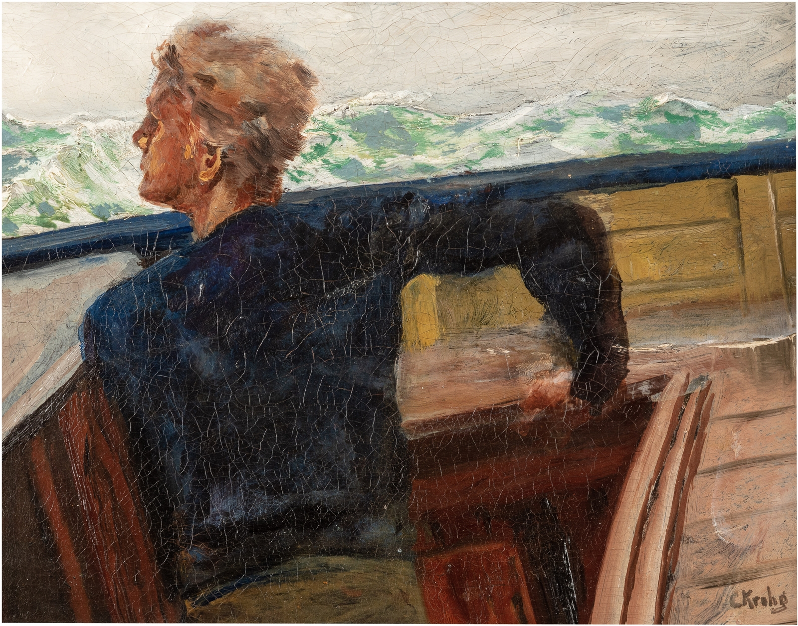 Christian Krohg | På lo baug | MutualArt
