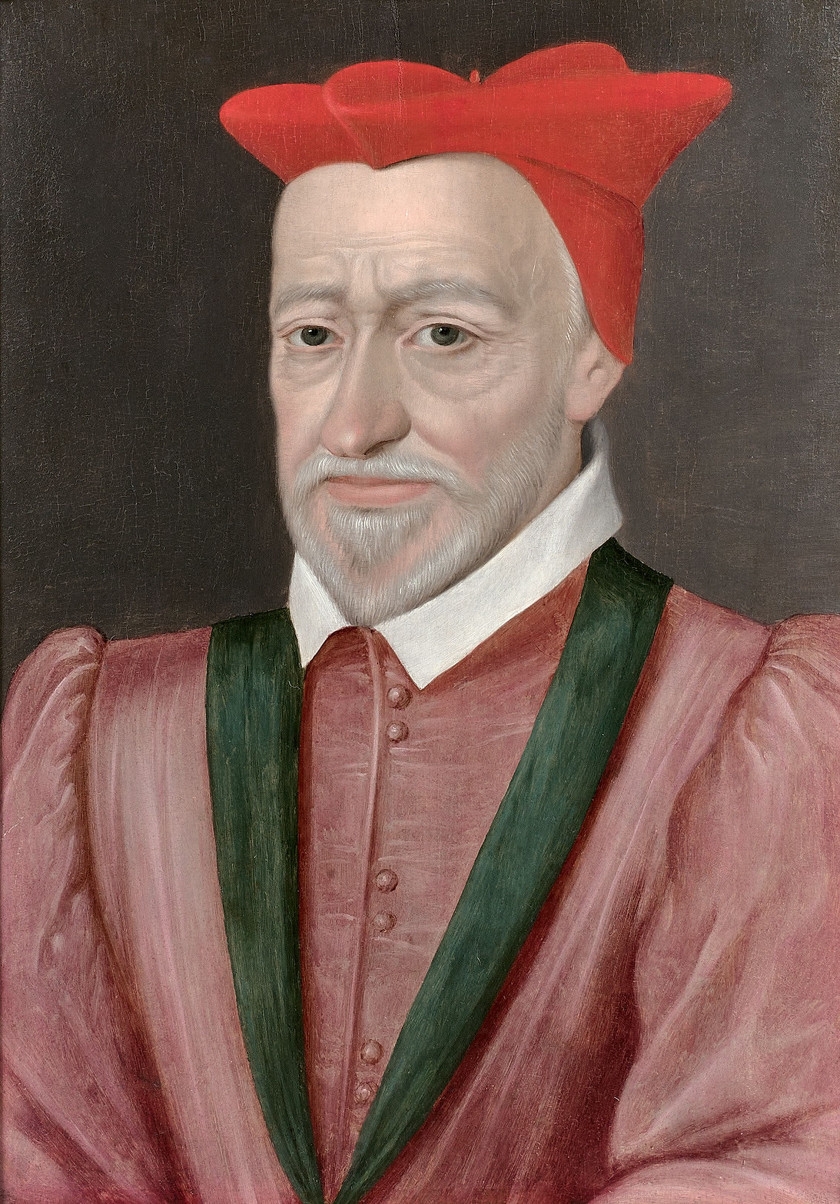 French School, 16th Century | Portrait du cardinal Philippe de Lenoncourt portant le cordon de l ...