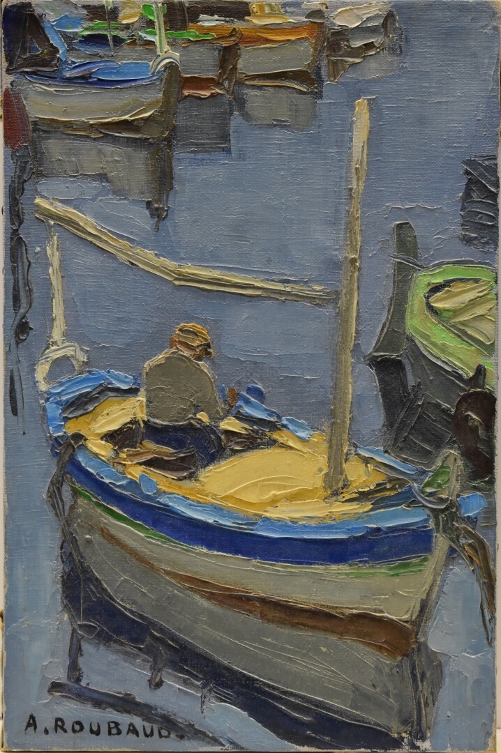 André Roubaud | Pêcheur au port | MutualArt