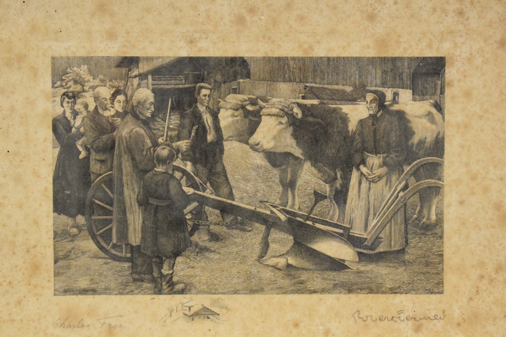 Robert Fernier | La bénédiction de la charrue | MutualArt