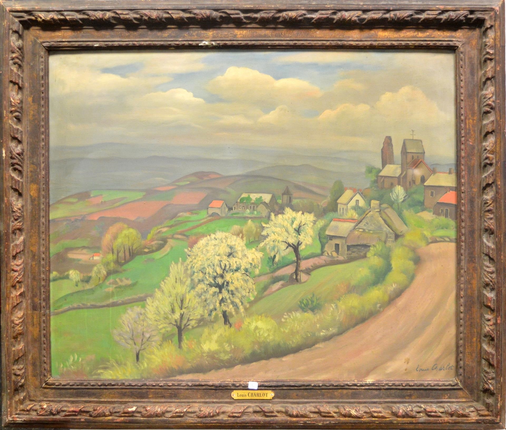 Louis Charlot | Village d'Uchon au printemps | MutualArt