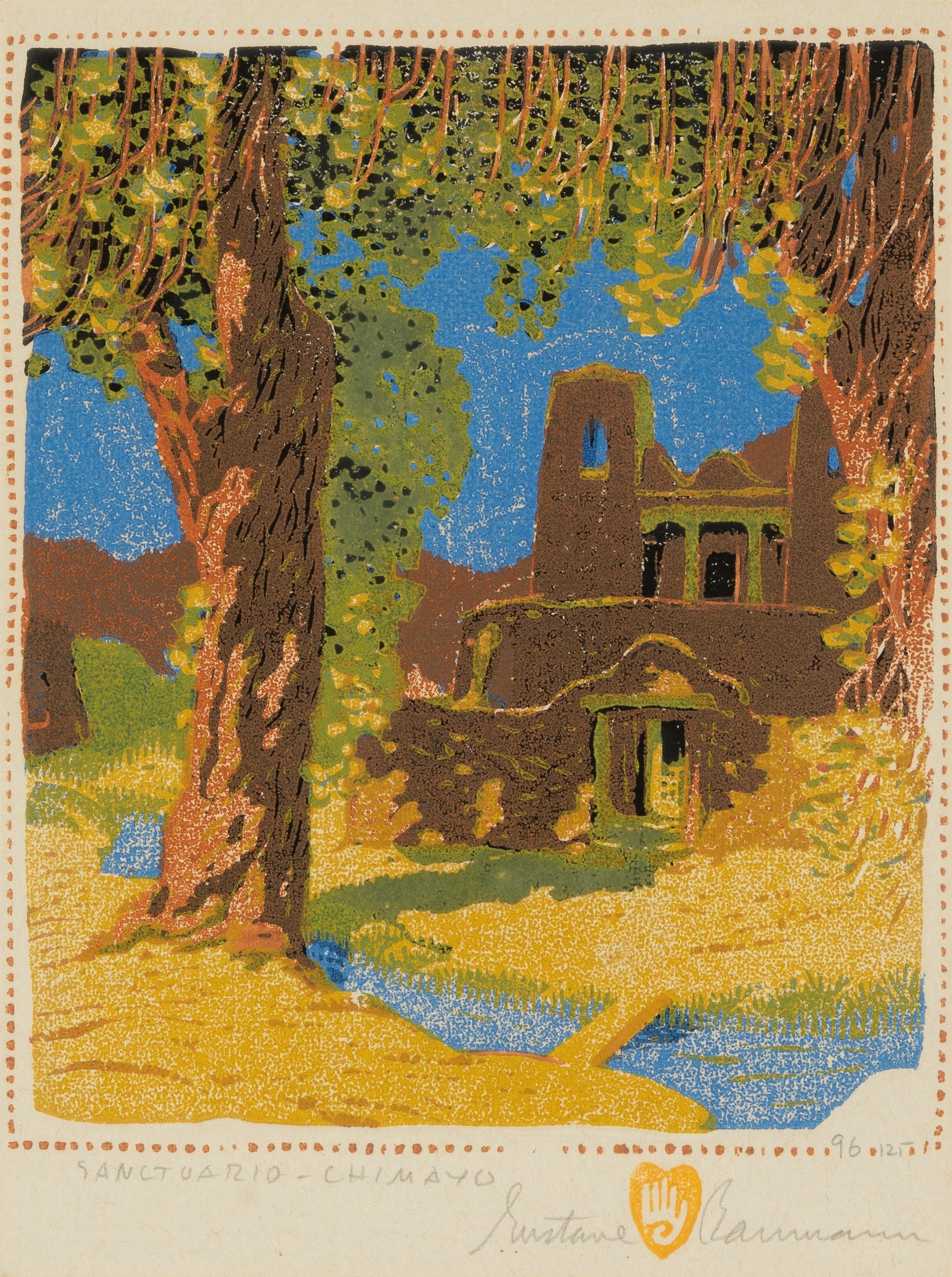 Gustave Baumann | Sanctuario Chimayo (1929) | MutualArt