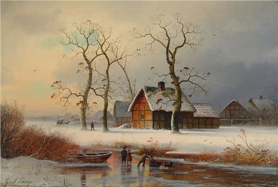Gustav Lange | German landscape painter of the Düsseldorf school ...