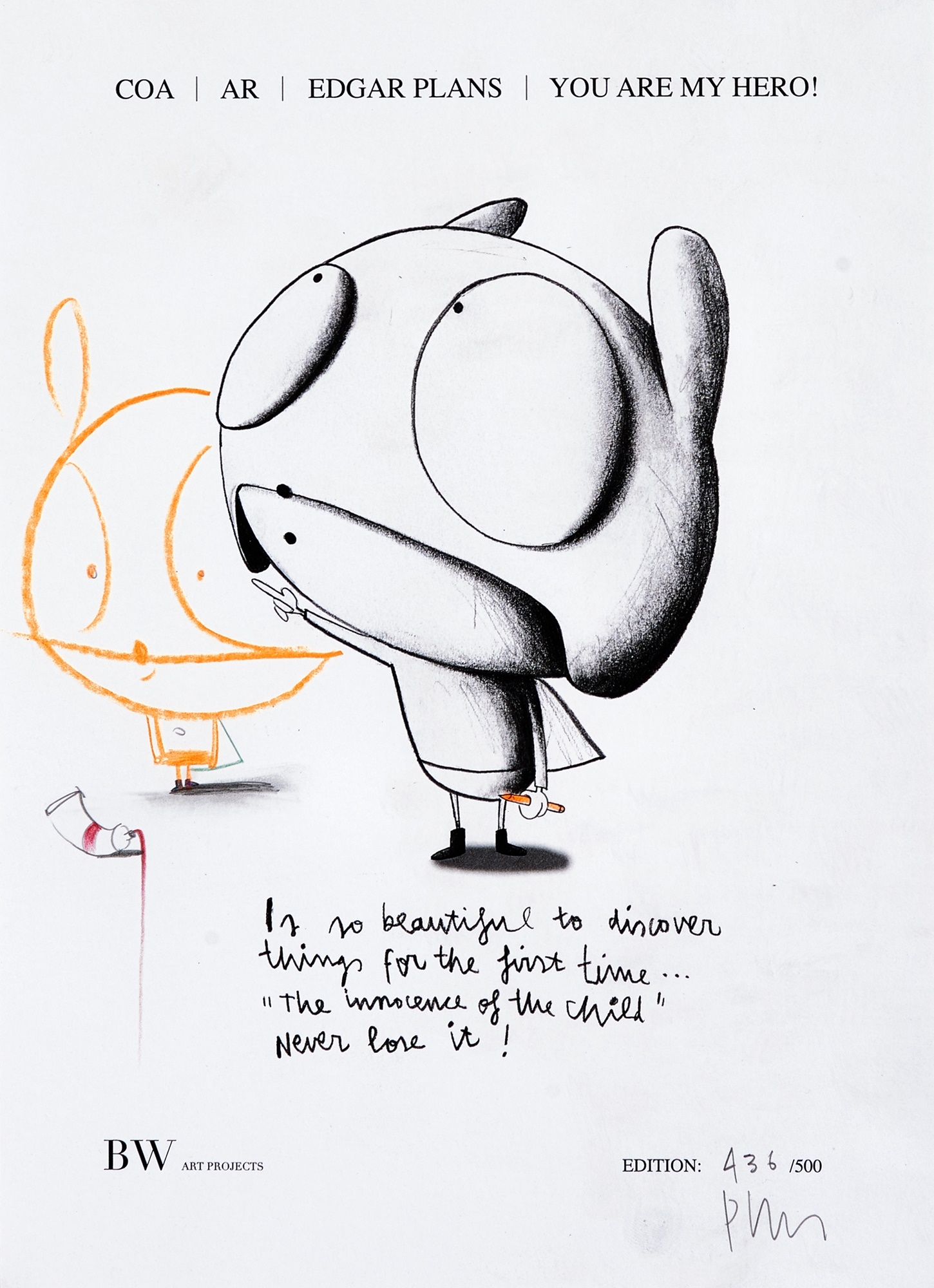 Edgar Plans | You Are My Hero (2021) | MutualArt