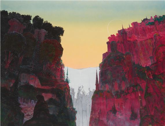 Stephen Hannock | Blacklight Landscape (1978) | MutualArt