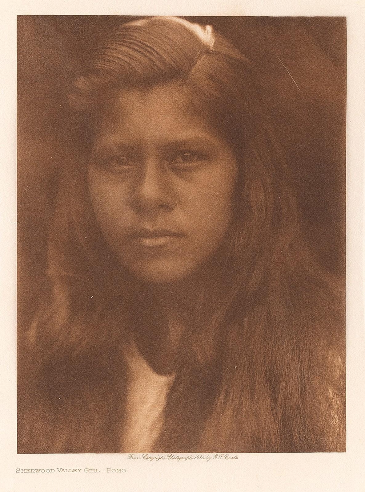 Edward S. Curtis | Sherwood Valley Girl - Pomo (1924) | MutualArt
