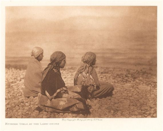 Edward S. Curtis | Kutenai Girls at the Lakeshore (1910) | MutualArt